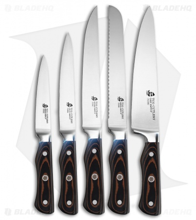 Tuo Cutlery Legacy 6 Piece Luxury Knife Block Set - Blade HQ