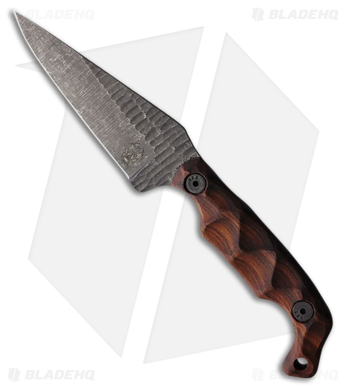 Stroup Knives Bravo 5 Wharncliffe Fixed Blade Knife Rosewood