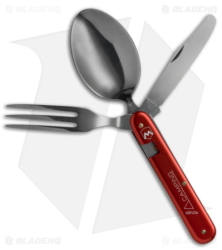 Mercury Rover Camping Multi-Tool | Red Anodized Aluminum - Blade HQ