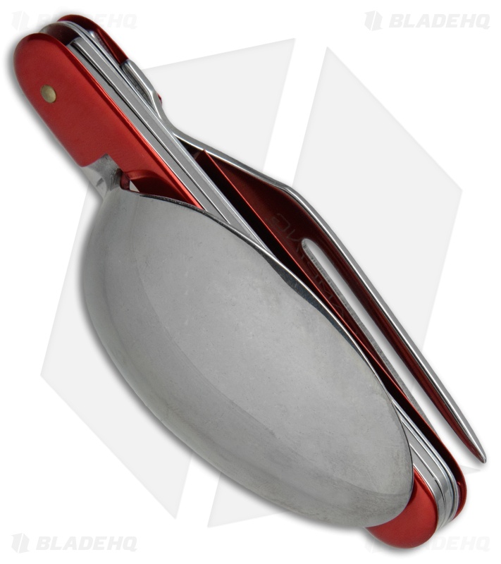 Mercury Rover Camping Multi-Tool | Red Anodized Aluminum - Blade HQ