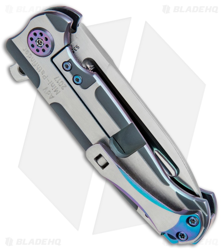 Andre de Villiers Mini Pathfinder Frame Lock Knife Abalone/Ti (3.2 ...