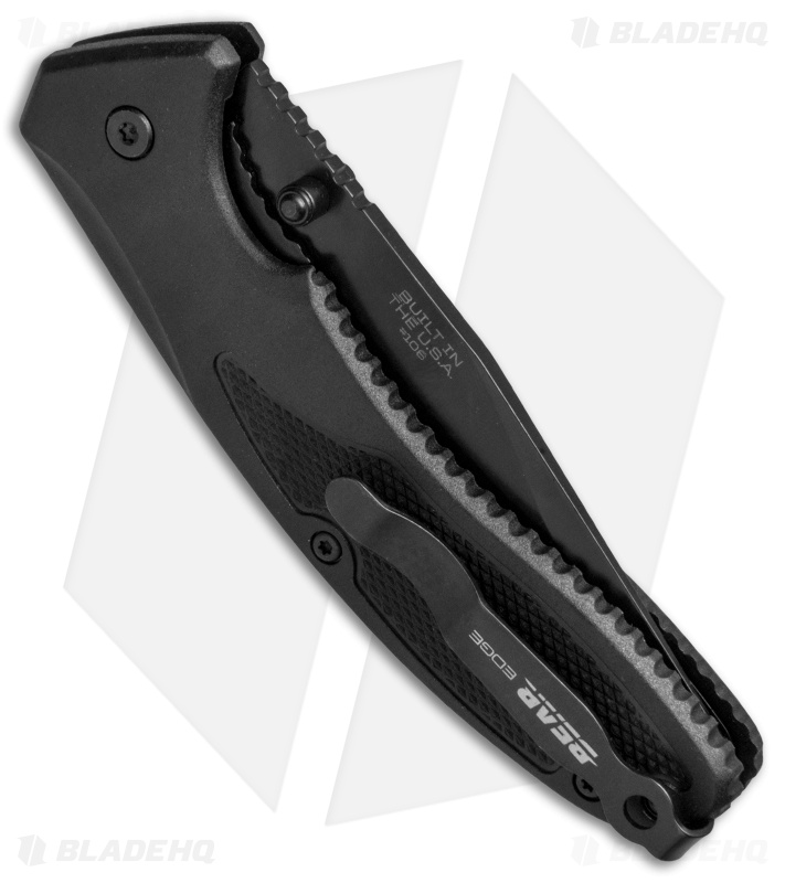 Bear Edge Sideliner 4.5" Spring Assisted Knife Black Al (3.25" Black ...