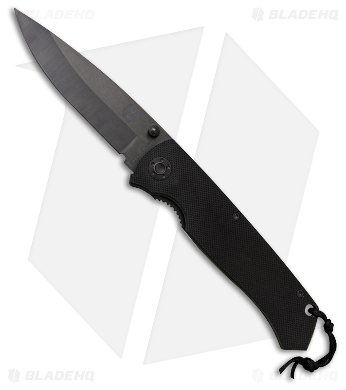 Benchmark Ceramic Liner Lock Knife Carbon Fiber (3.25" Plain) - Blade HQ