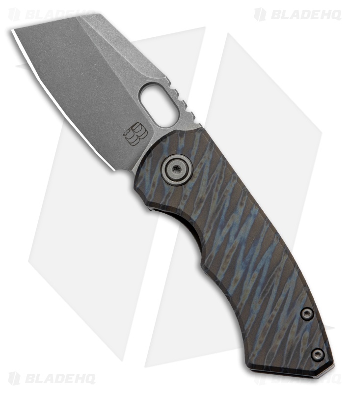 BergBlades Mini Slim - Frame Lock Knife | Tiger Strip/SW | Blade HQ