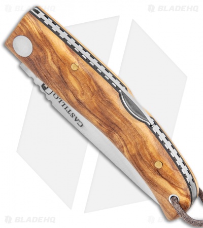 Castillo Navaja Lock Back Knife Olive Wood - Blade HQ