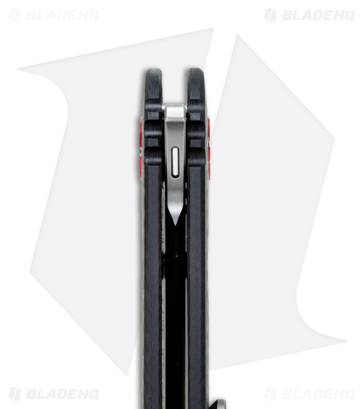 Chamberlain Design Falco Flipper Knife Titanium (3.6" Stonewash) - Blade HQ