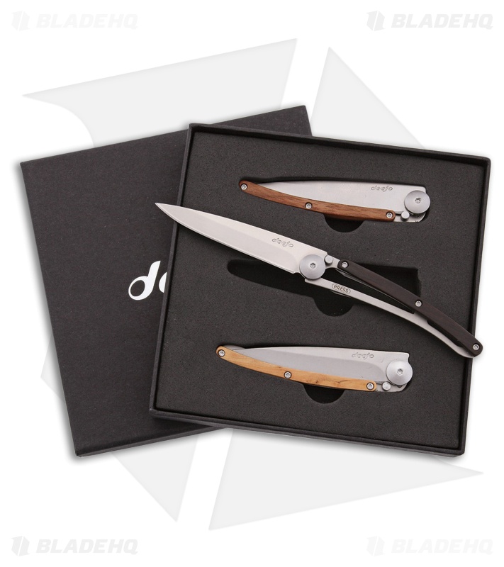 Deejo 27 Gram 3-Piece Wood Display Box Set DEE013 - Blade HQ