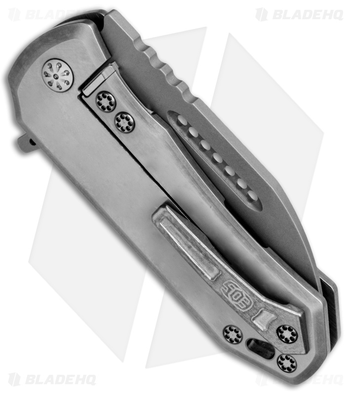 EOS Orca-S Knife | Ti + Flamed Backspacer - Blade HQ