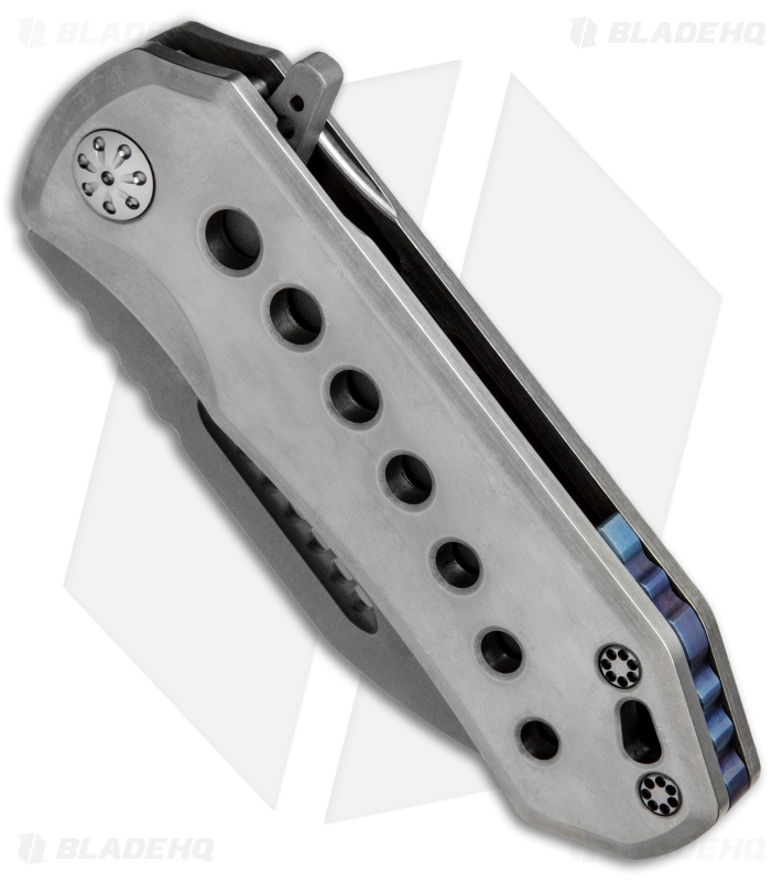 EOS Orca-S Knife | Ti + Flamed Backspacer - Blade HQ