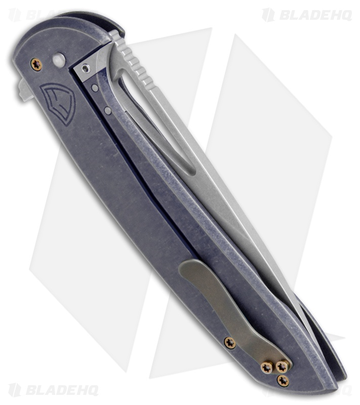 Ferrum Forge Stinger XL Frame Lock Knife Slab California (4" Stonewash ...