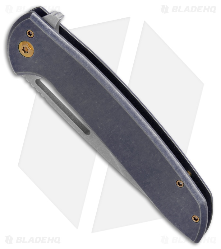 Ferrum Forge Stinger XL Frame Lock Knife Slab California (4" Stonewash ...