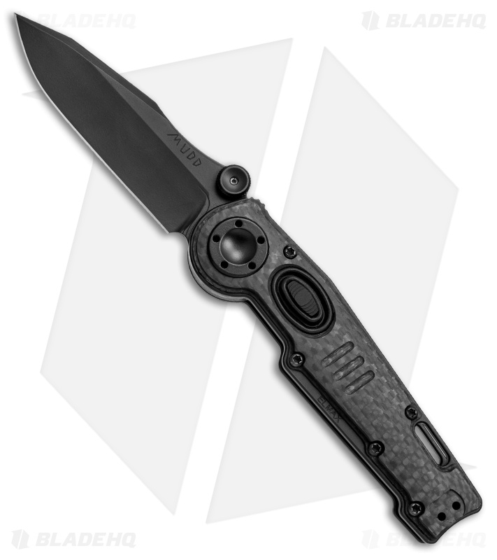 G&G Hawk MUDD Knife Carbon Fiber/Black Ti (3.25" Black) - Blade HQ