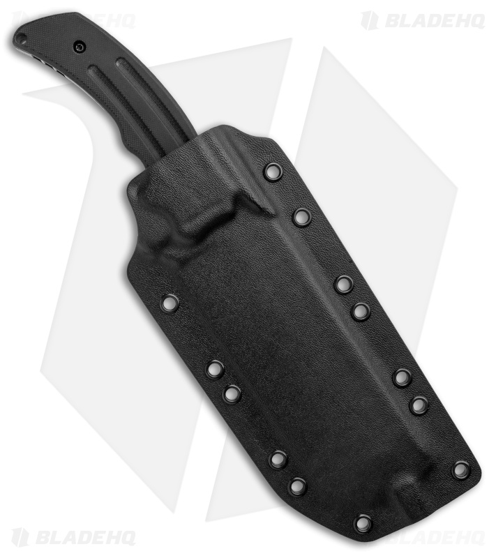 Jake Hoback MP6 Fixed Blade Knife Black G-10 (6.1" Stonewash) - Blade HQ