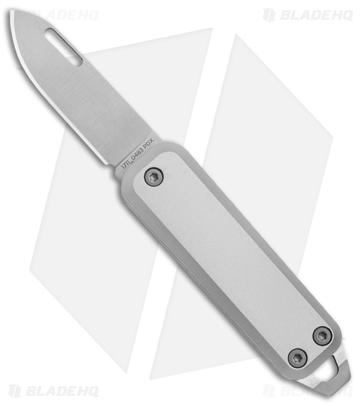 The James Brand The Elko Slip Joint Keychain Knife Silver (1.6" Satin ...