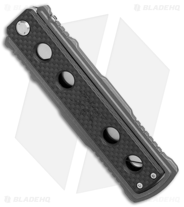 Jesse James Nomad Swing Blade Knife Carbon Fiber (4" Satin) JJKC - Blade HQ