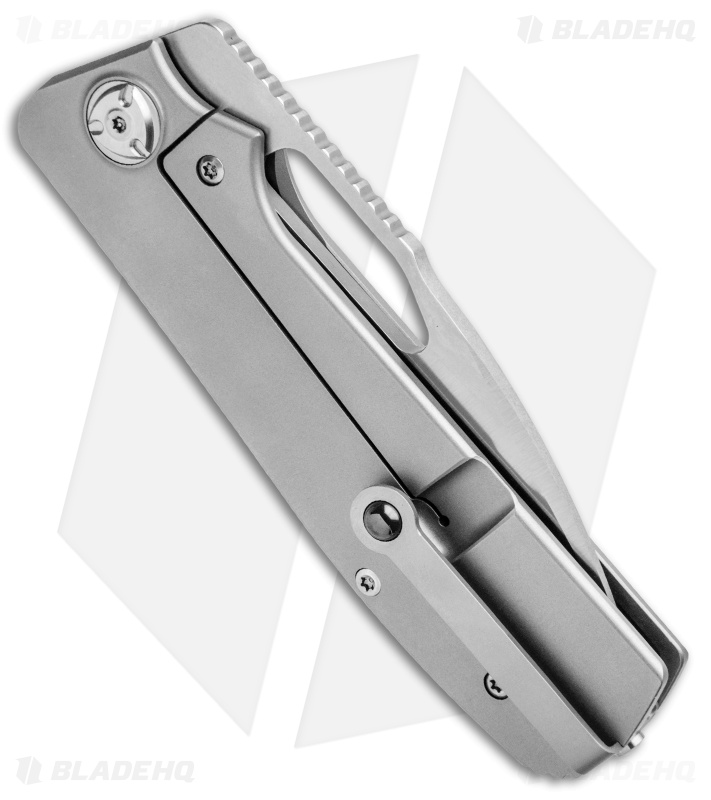 Liong Mah Design Field Duty - Frame Lock Folding Knife | Gray | Blade HQ