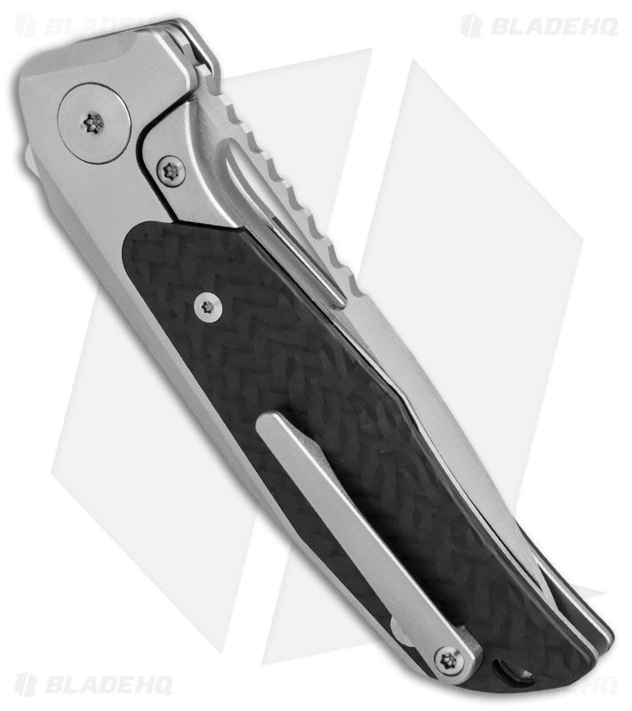 Liong Mah Design GSD Frame Lock Knife Carbon Fiber/Ti (3.25" Satin ...