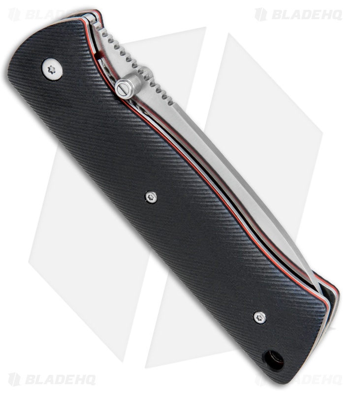 Real Steel Bushcraft Folder Liner Lock Knife Black G-10 (3.5" Satin ...