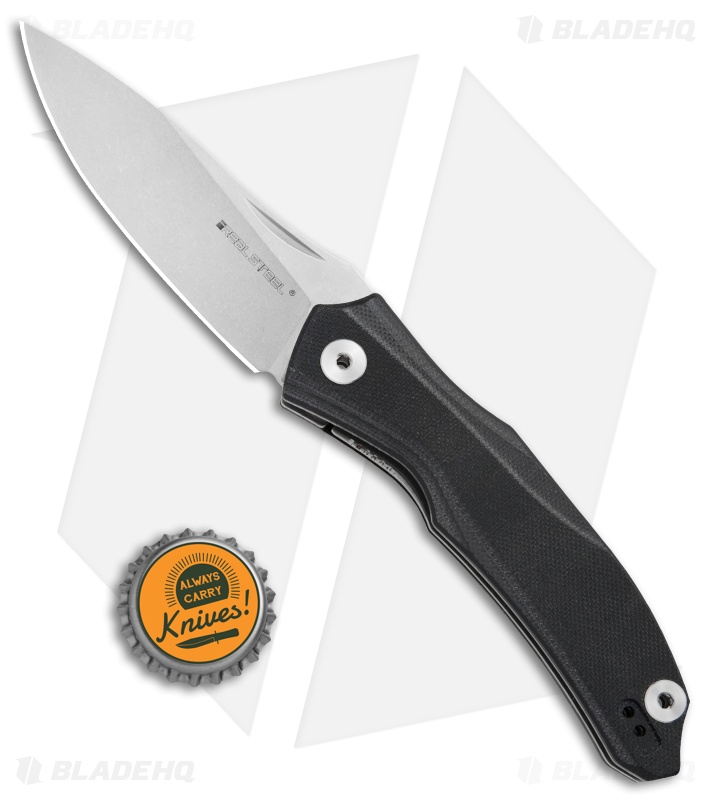 Real Steel Knives Horus Free Liner Lock Knife Black G-10 (3.625 ...