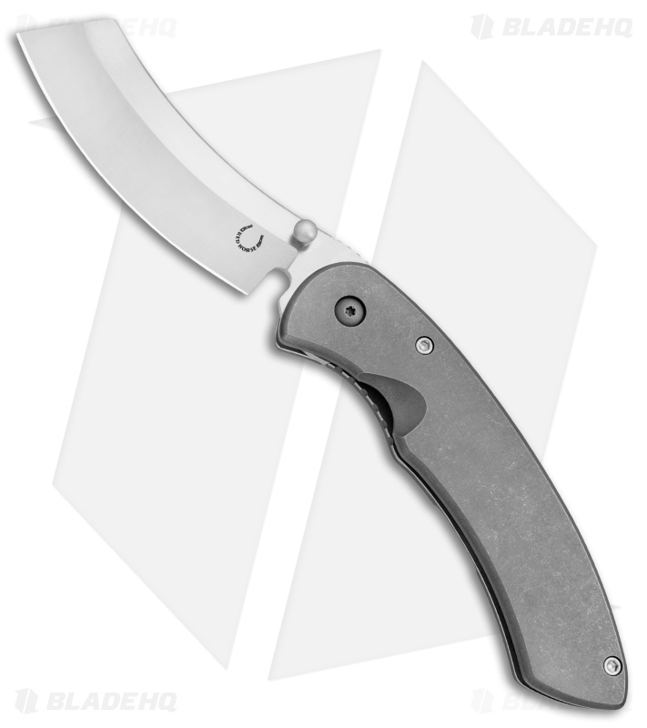 Red Horse Knife Works Hell Razor Frame Ti (Satin) - Blade HQ
