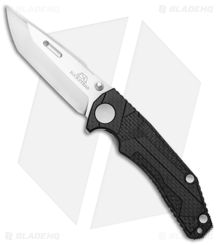 Rockstead REN-ZDP Liner Lock Knife Carbon Fiber (3.625" Polished ...