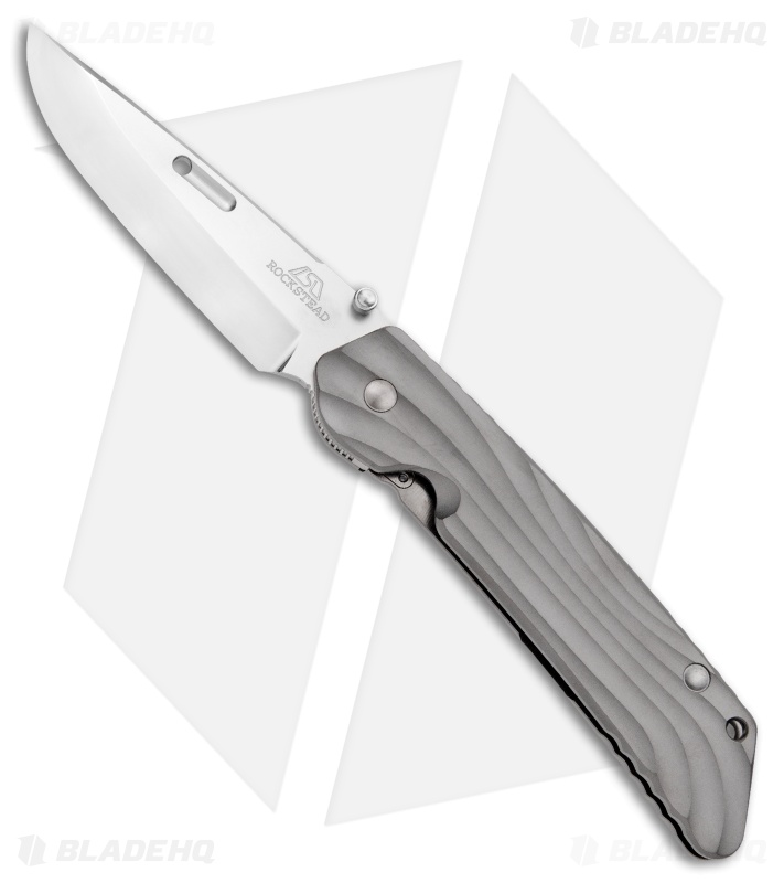 Rockstead Higo II TI-ZDP (M) Frame Lock Knife (3.5" Mirror Polish ...
