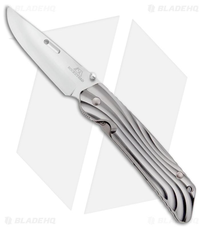 Rockstead Higo II TI-ZDP (S) Frame Lock Knife (3.5" Mirror Polish ...