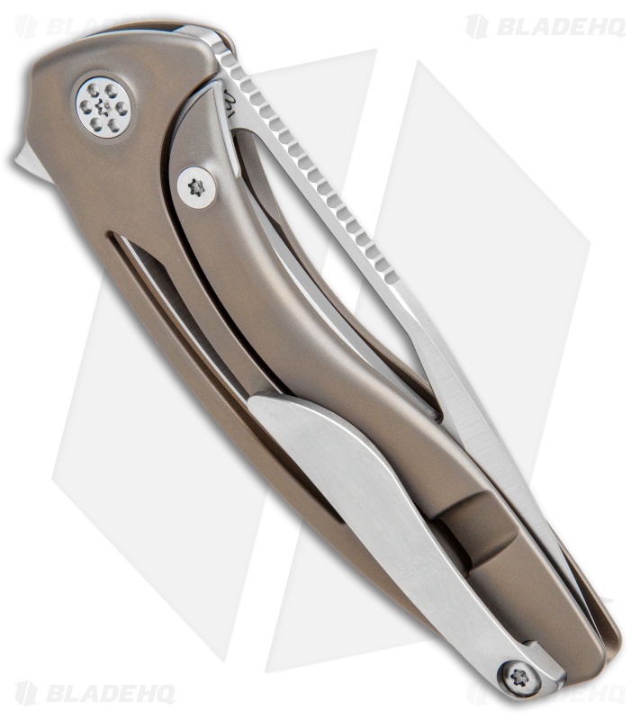 Sharp By Design Void - Manual Folding Knife | Bronze Ti | Blade HQ