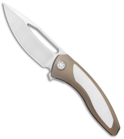 Sharp By Design Void - Manual Folding Knife | Bronze Ti + White G-10