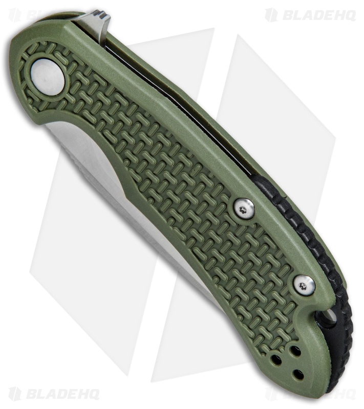 Steel Will Knives Cutjack Mini Flipper Knife OD Green FRN (3" Satin ...