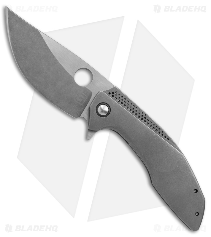 TuffKnives Geoff Blauvelt Custom Catalyst O Flipper Knife (3.5 ...