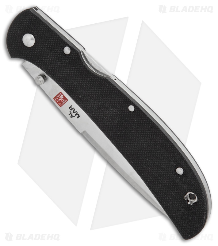 Al Mar Eagle Talon Lock Back Knife Black G-10 (4" Satin) - Blade HQ