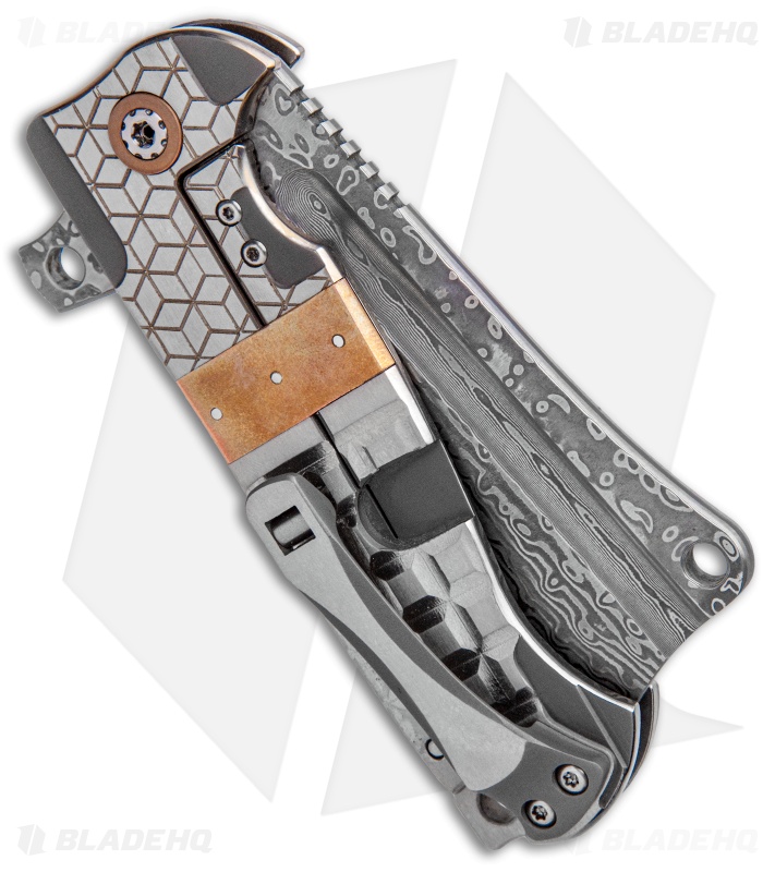 Andre de Villiers Battle Cleaver Frame Lock Knife Ti Frag Copper (4 ...