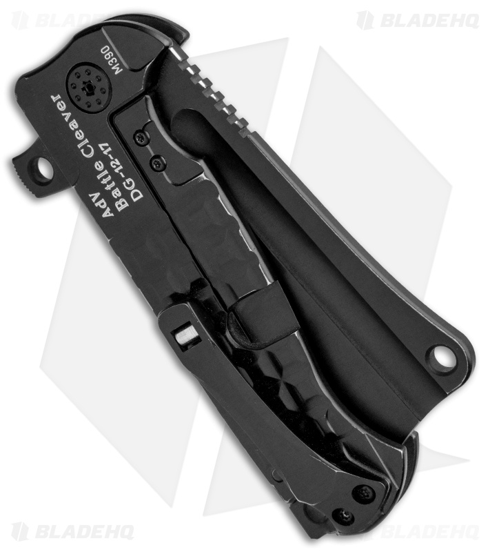 Andre de Villiers Custom Battle Cleaver | Flipper Knife | Black Frag