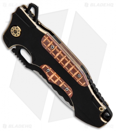 Andre de Villiers Custom Hummer Flipper Knife Ti/Copper Frag (4.25 ...