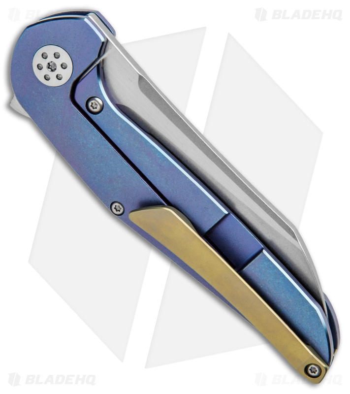 APurvis Blades Progeny - Frame Lock Knife | Blue | Blade HQ Exclusive