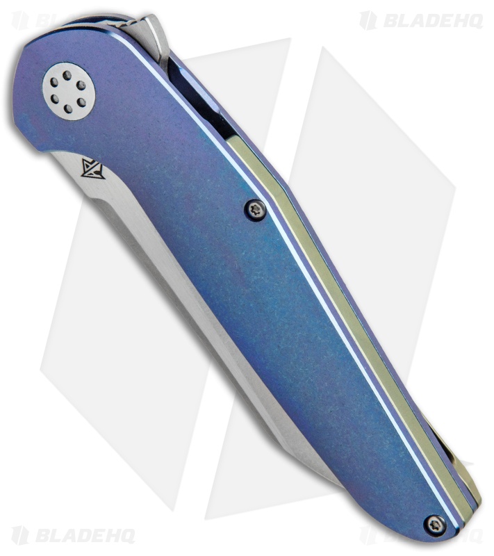 APurvis Blades Progeny - Frame Lock Knife | Blue | Blade HQ Exclusive