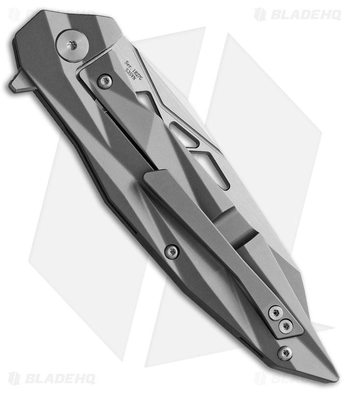 Artisan Cutlery Cygnus - Folding Knife | Gray Titanium | Blade HQ