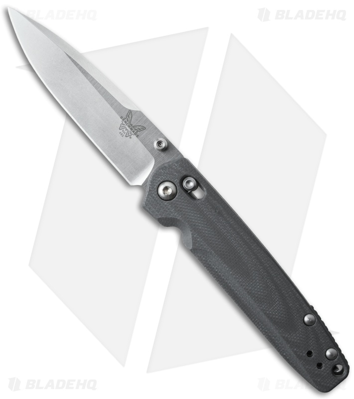 Benchmade Valet AXIS Lock Knife Gray G-10 (2.96" Satin) 485 - Blade HQ