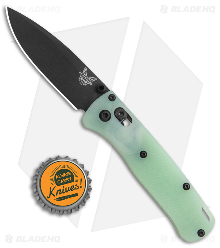 Flytanium Crossfade Jade G-10 Mini Bugout Knife - Blade HQ