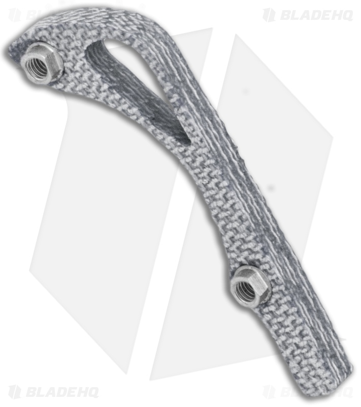 Flytanium Black Canvas Micarta Mini Bugout Backspacer for Benchmade ...