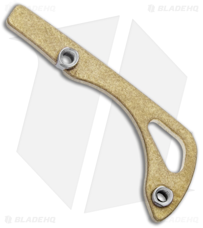 Flytanium Brass Mini Bugout Backspacer for Benchmade Mini Bugout - Blade HQ