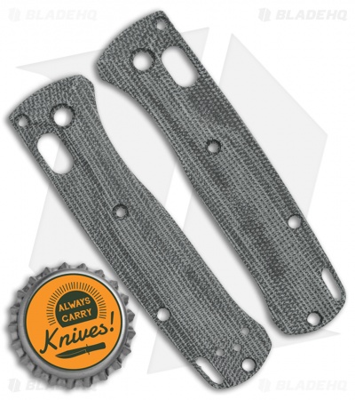 Flytanium Crossfade Scales for Benchmade Mini Bugout - Black Canvas ...