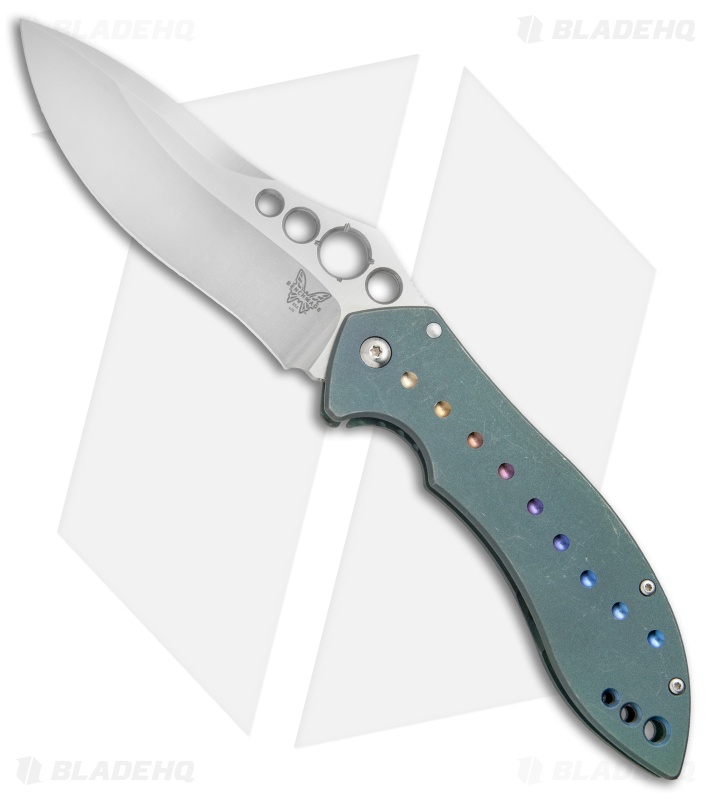 Rare Benchmade 630 Skirmish Frame Lock Knife Titanium (4.3" Satin ...