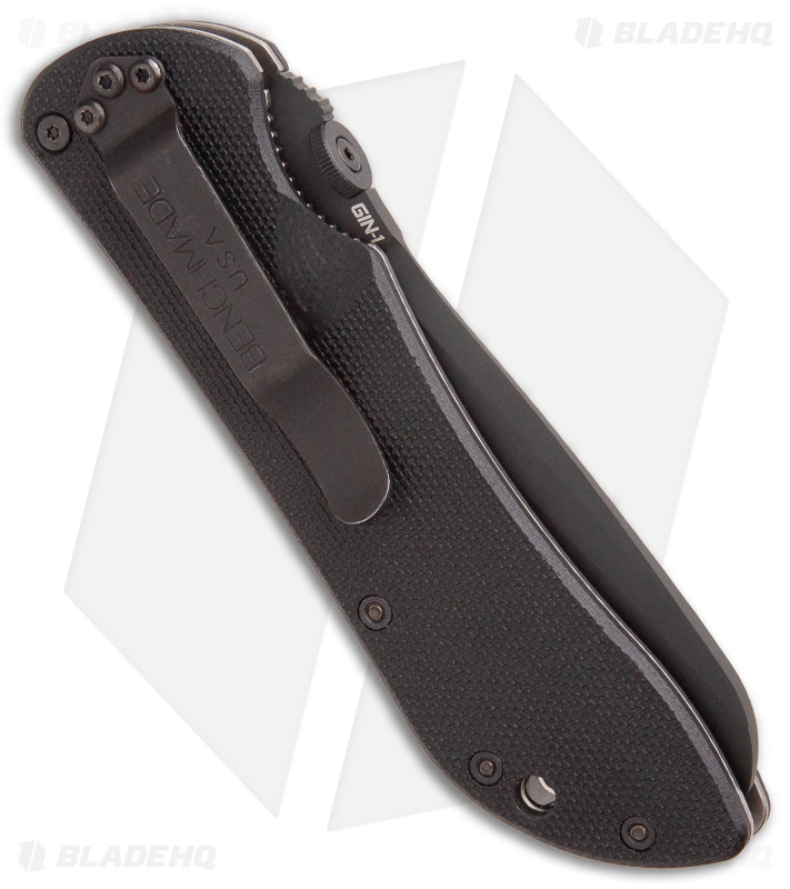 Vintage Benchmade Rescue Stryker Liner Lock Knife (3.625" Satin Serr ...