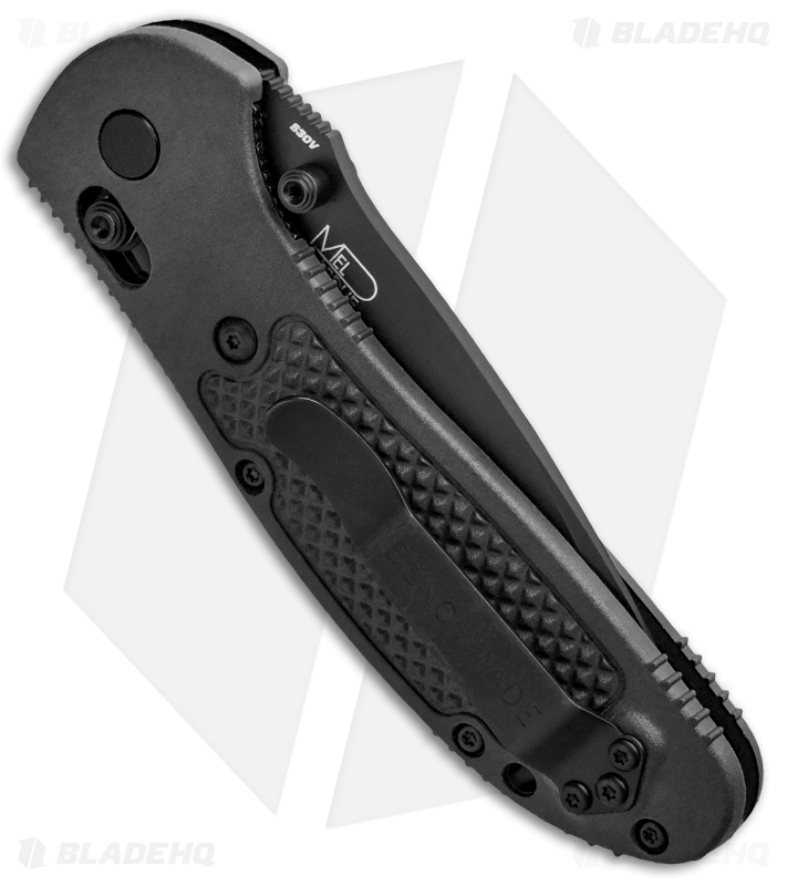 Benchmade Griptilian Tanto AXIS Lock Knife Black (3.45" Black Serr ...