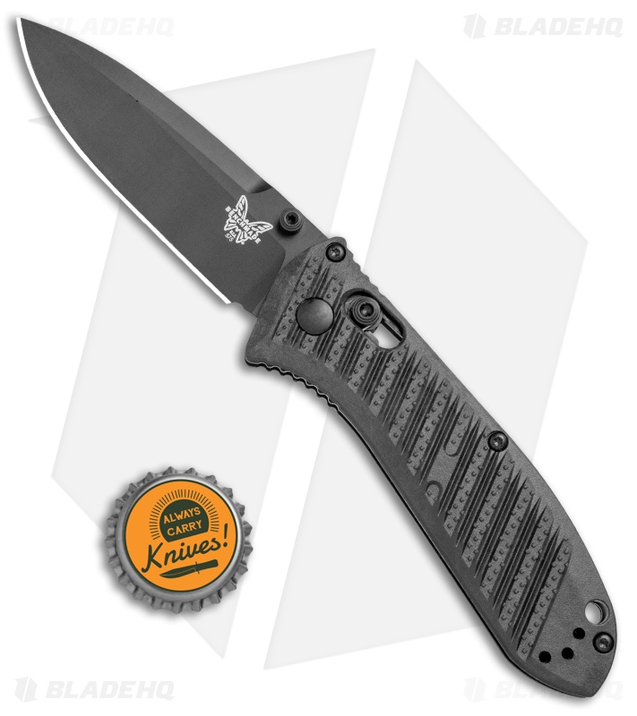 Benchmade Mini Presidio II AXIS Lock Knife Black CF-Elite™ (3.2" Black ...