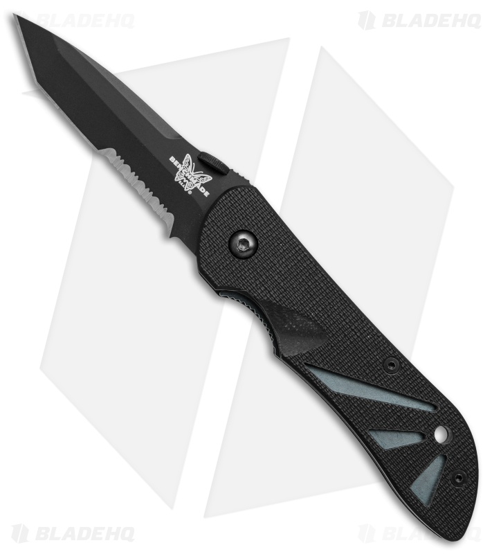 Vintage Benchmade Mini Stryker 905SBT Tanto Knife (2.9" Black Serr) 9/ ...