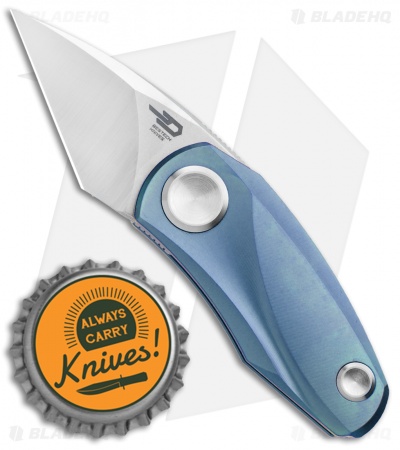 Bestech Tulip - Ball Lock Knife | Blue Ti | Blade HQ
