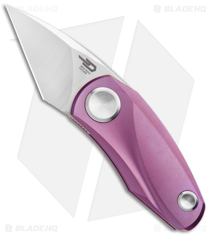 Bestech Tulip - Ball Lock Knife | Purple Ti | Blade HQ